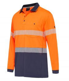 Uniforms @ Work| KingGee Mens Workcool Hyperfreeze Spliced Polo Long ...